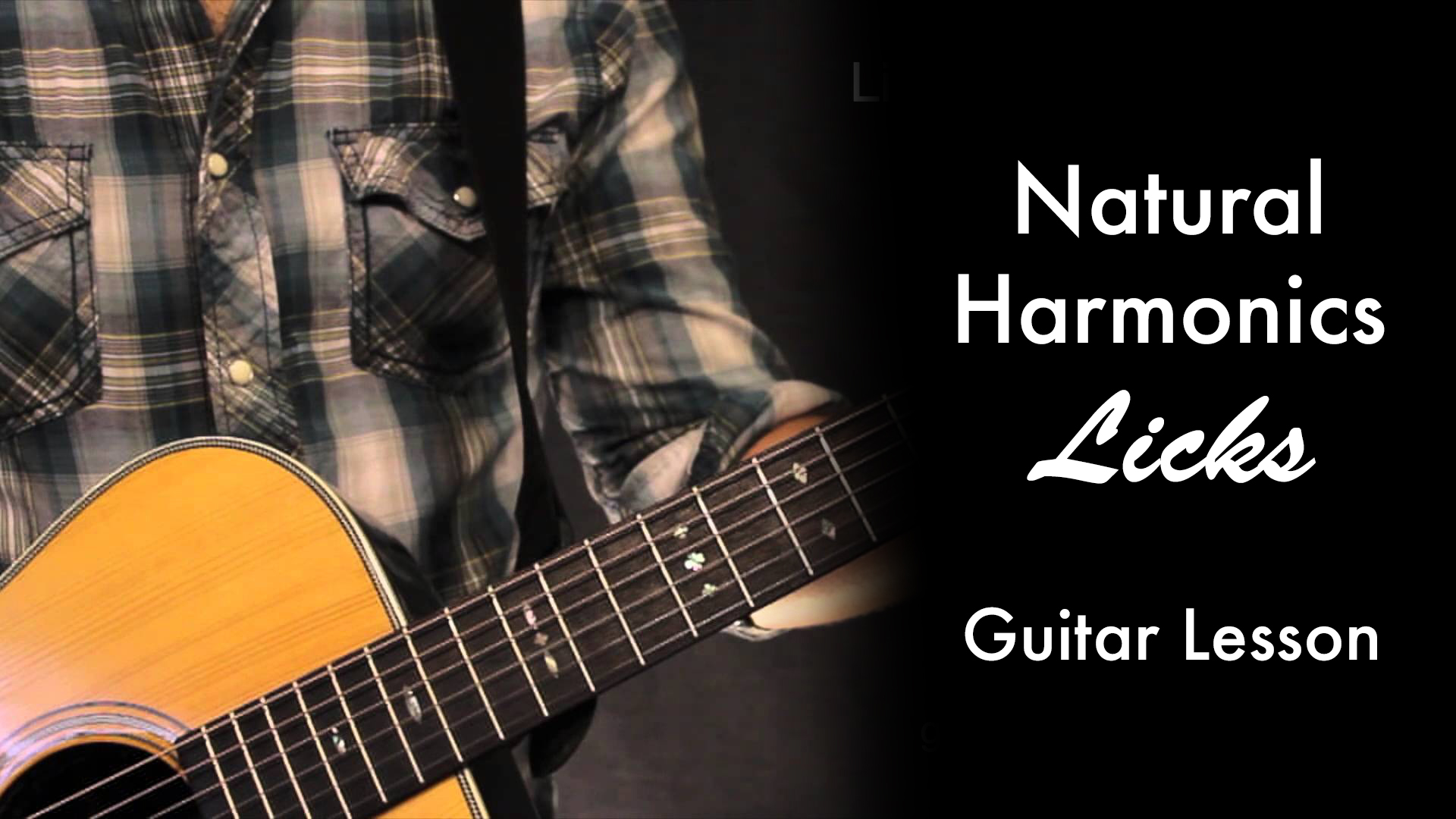 Natural Harmonics Licks • Garret's Guitar Lessons