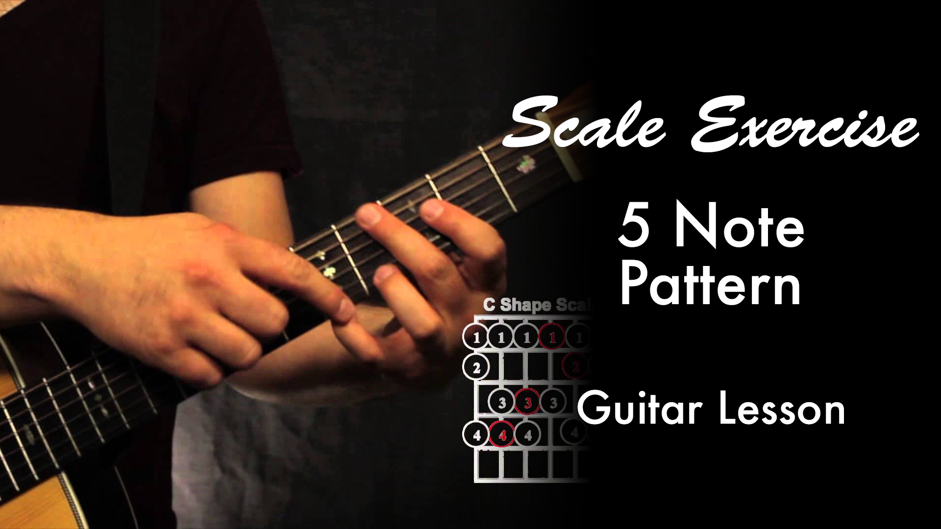 Scale Exercise | 5 Note Pattern • Garret's Guitar Lessons